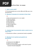 Preguntas de Word Examen Semestral | PDF | Transporte | Microsoft Word