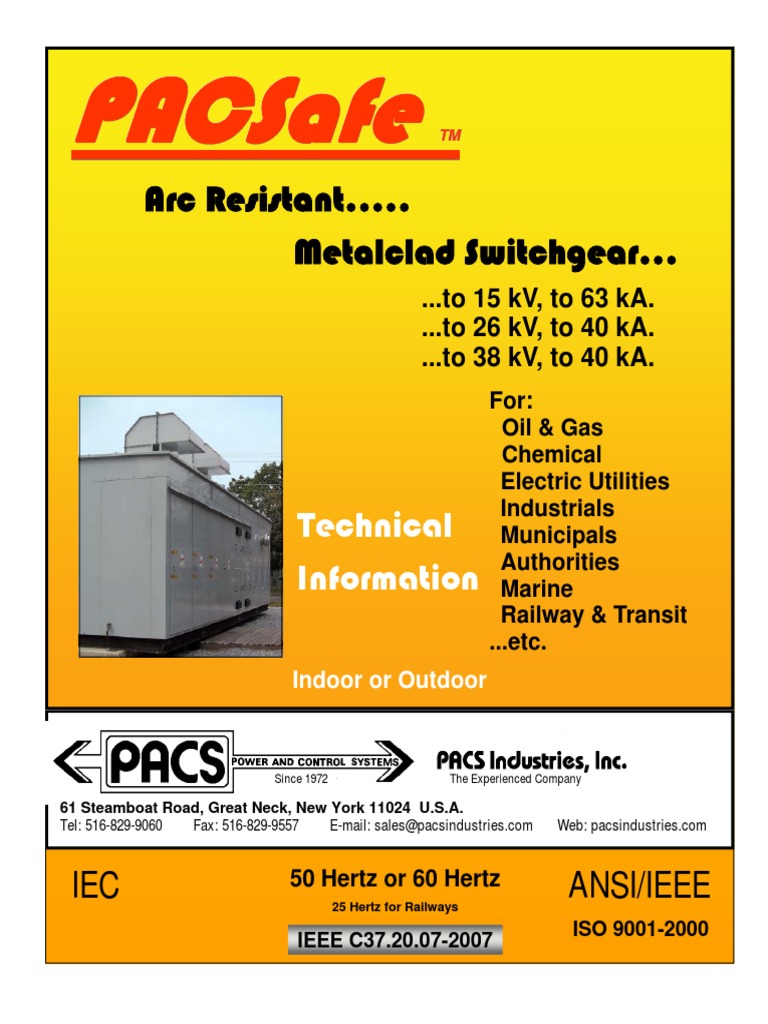 Arc Resistant Bulletin | PDF | Electrical Components | Manufactured Goods