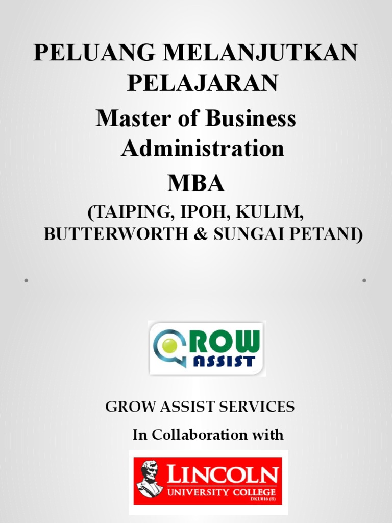 Mba Presentation Slides New | PDF | Master Of Business Administration ...