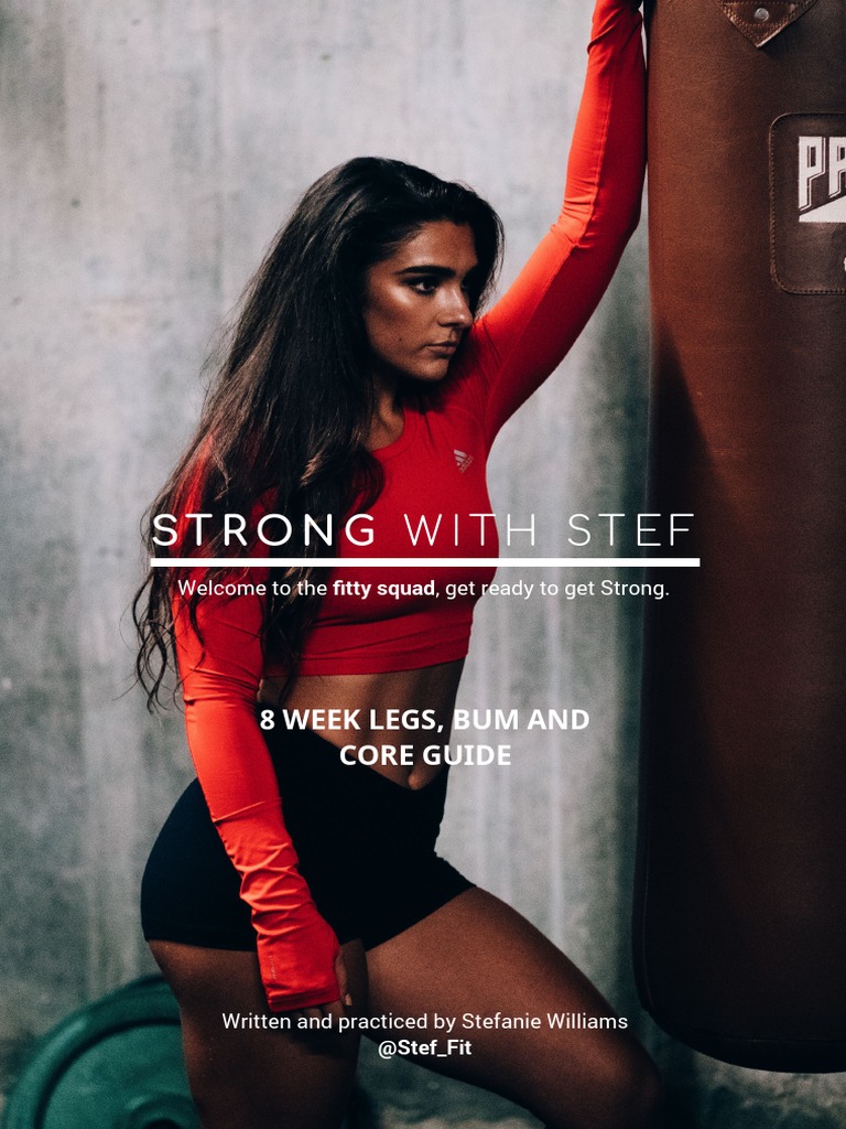 8 Week Legs, Bum and Core Guide | PDF | Drink | Alcoholic Drinks