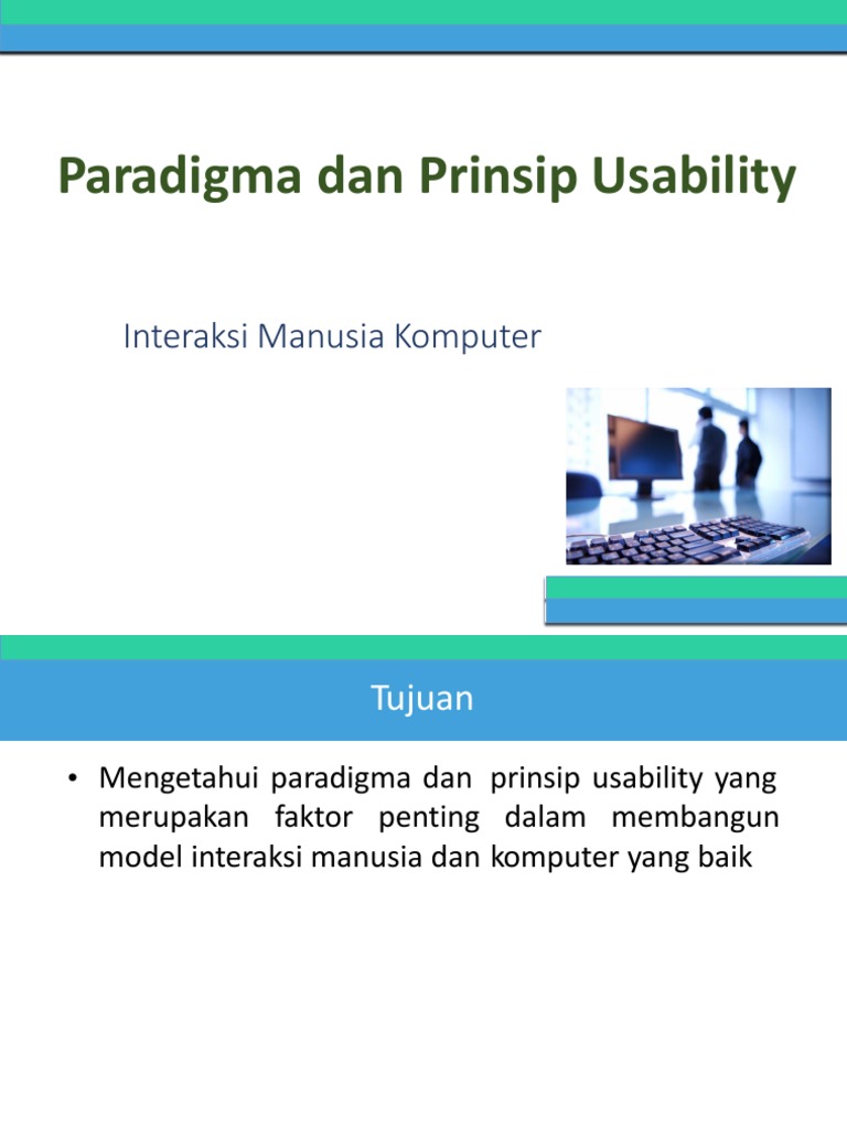 11 Paradigma Dan Prinsip Usability Pdf Pdf