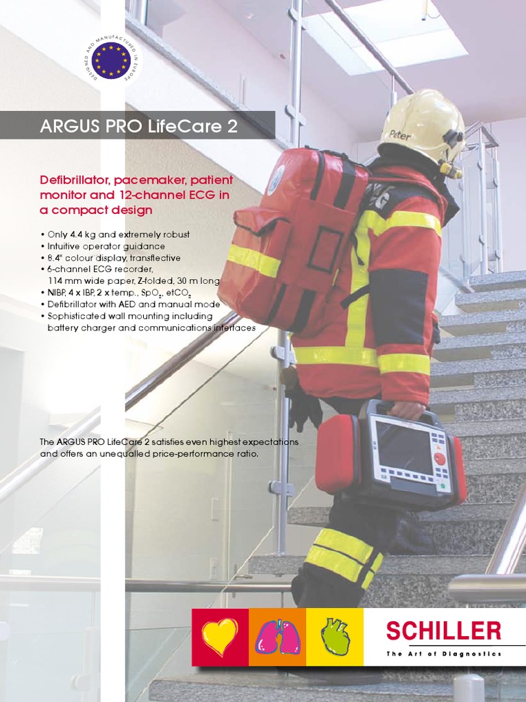 Prospekt Schiller ARGUS PRO LifeCare PDF | PDF | Artificial Cardiac ...