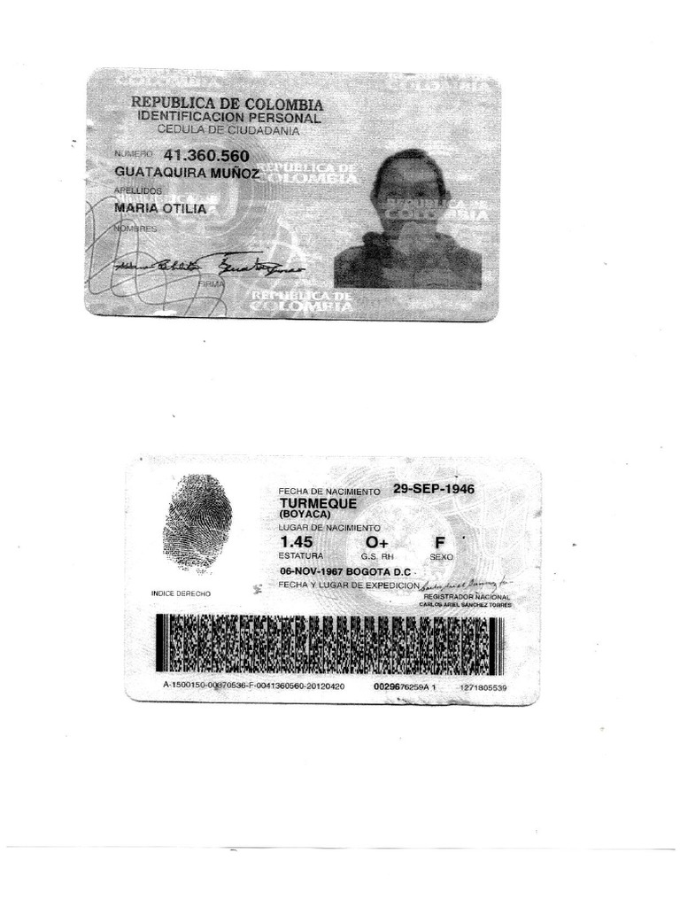 Cedula - Maria | PDF