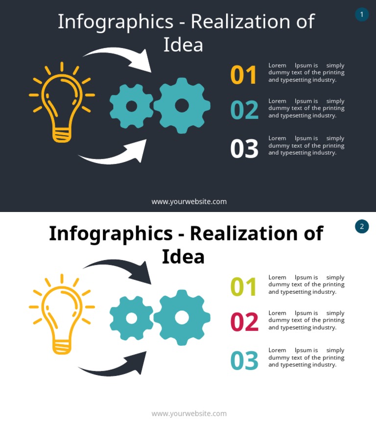 Infographics - Realization of Idea | PDF