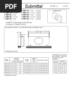 KBE Linear Flow Bar Diffuser Overview | PDF