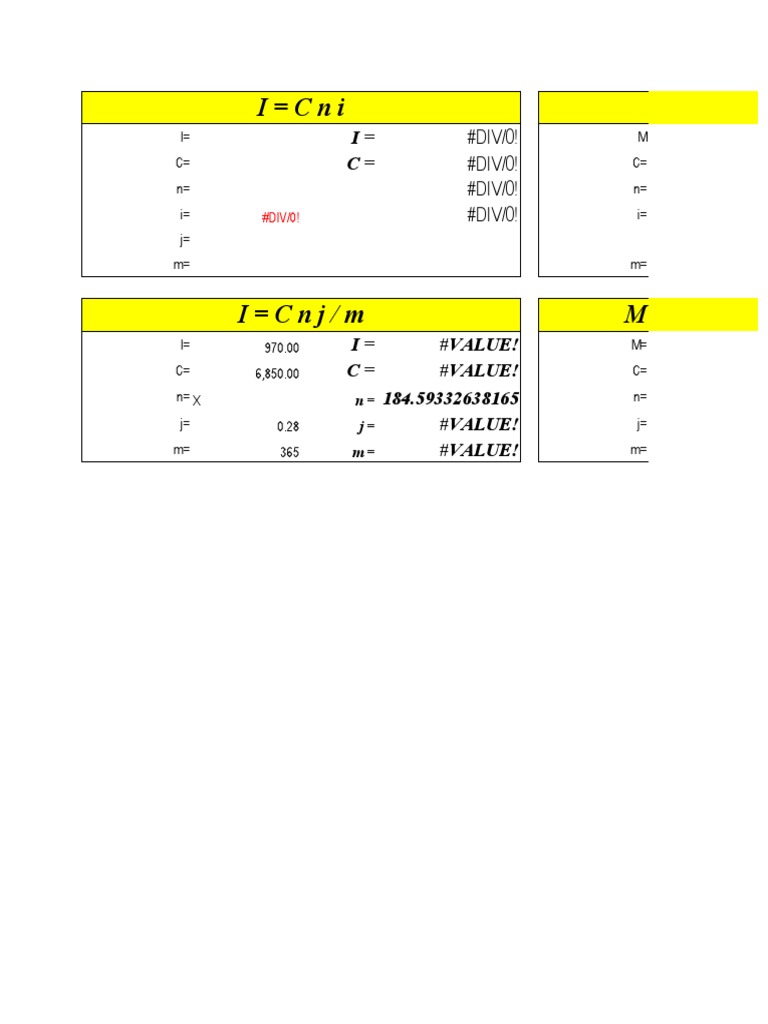 Financial Calculations and Formulas | PDF | Teaching Methods & Materials