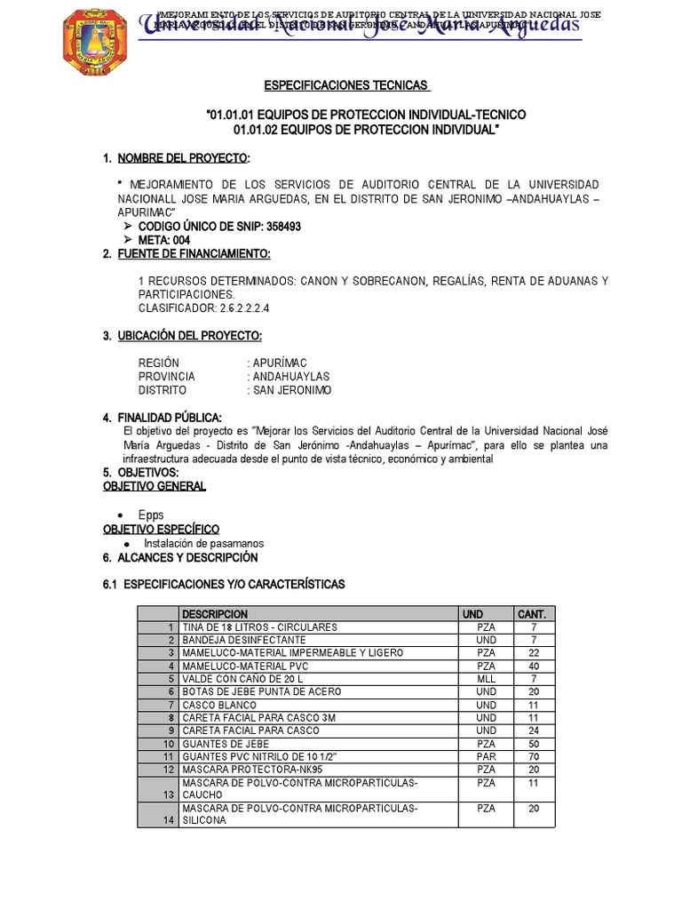 TDR Epps | PDF | Materiales | Productos quimicos