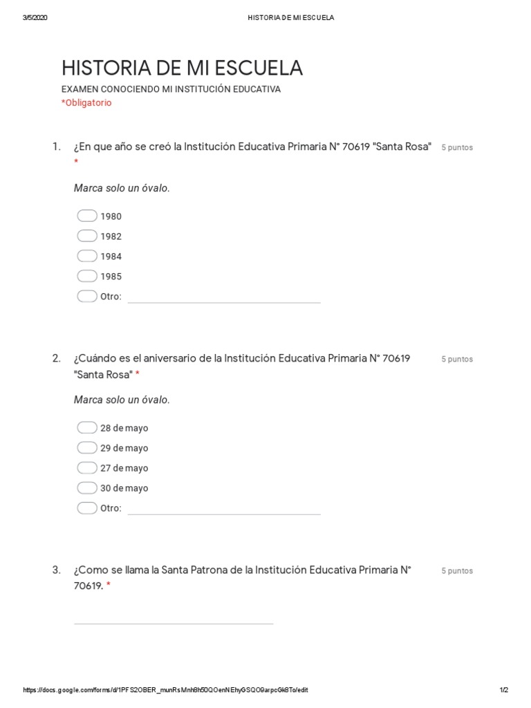 Examen Conociendo Mi Escuela | PDF | Ciencias sociales | Relaciones ...