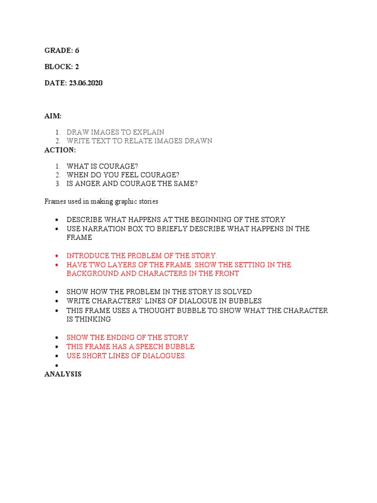 Lesson Plan Grade 6 | PDF | Noun | English Language