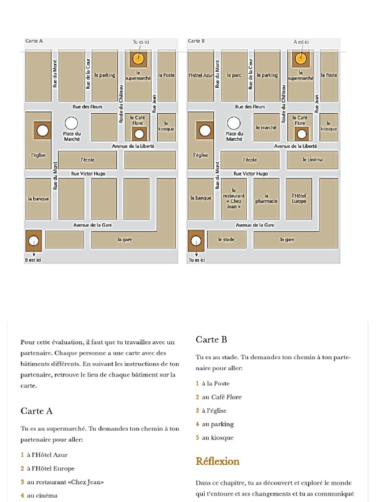 Exercice Pour Demander Et Indiquer Le Chemin PDF | PDF