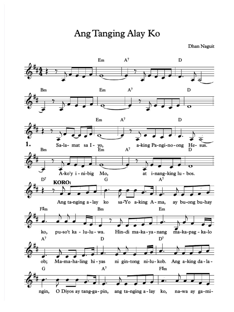 Ang Tanging Alay Ko | PDF