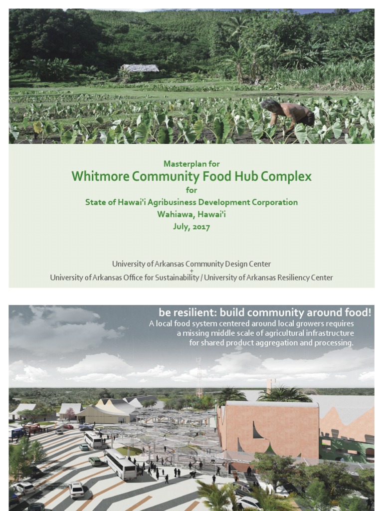 Hawaii - Whitmore Community Food Hub Complex | PDF | Food Security | Foods