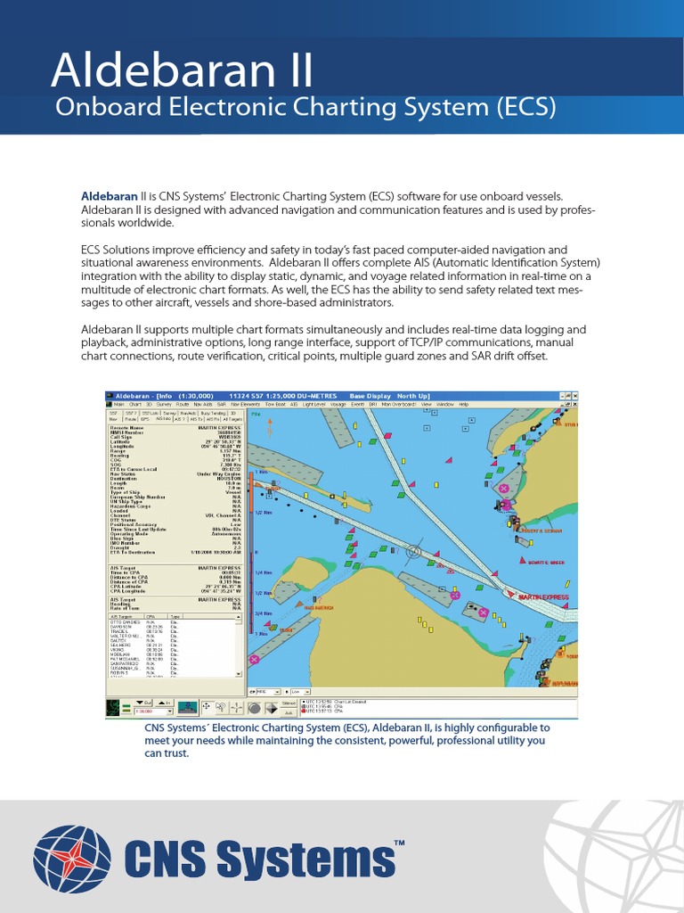 Aldebaran II: Onboard Electronic Charting System (ECS) | PDF ...