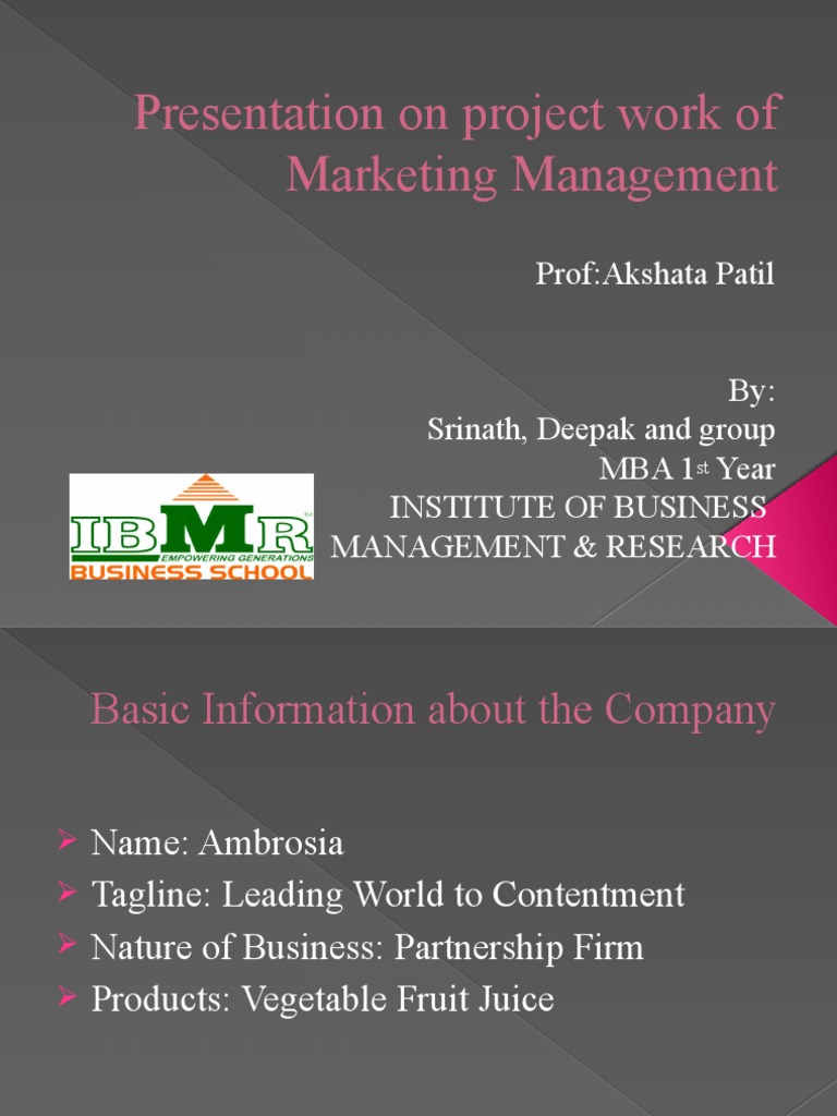 Ambrosia Marketing Strategy Overview | PDF | Pricing | Marketing