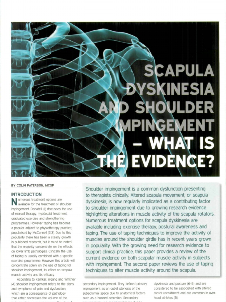 Scapula Dyskinesia | Shoulder | Physical Therapy