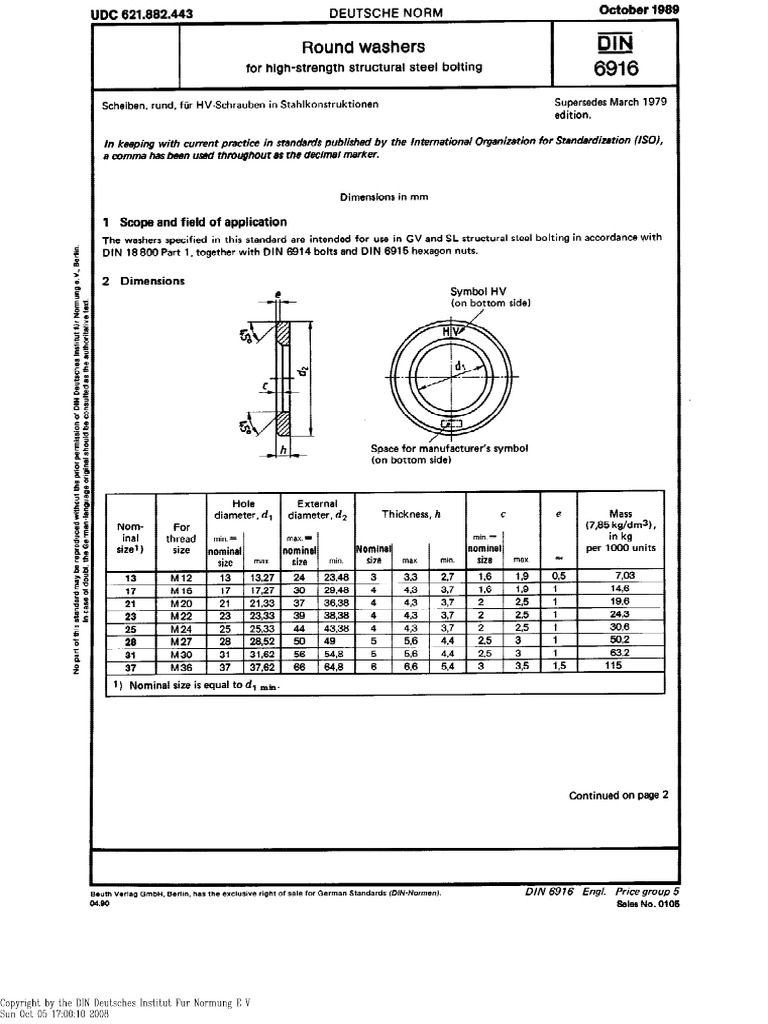 Din 6916 PDF | PDF