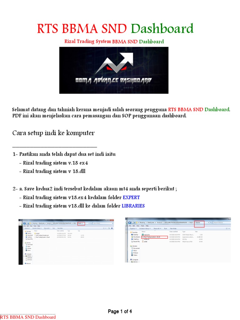 Panduan Setup RTS BBMA SND Dashboard | PDF | Komputer | Teknologi & Rekayasa