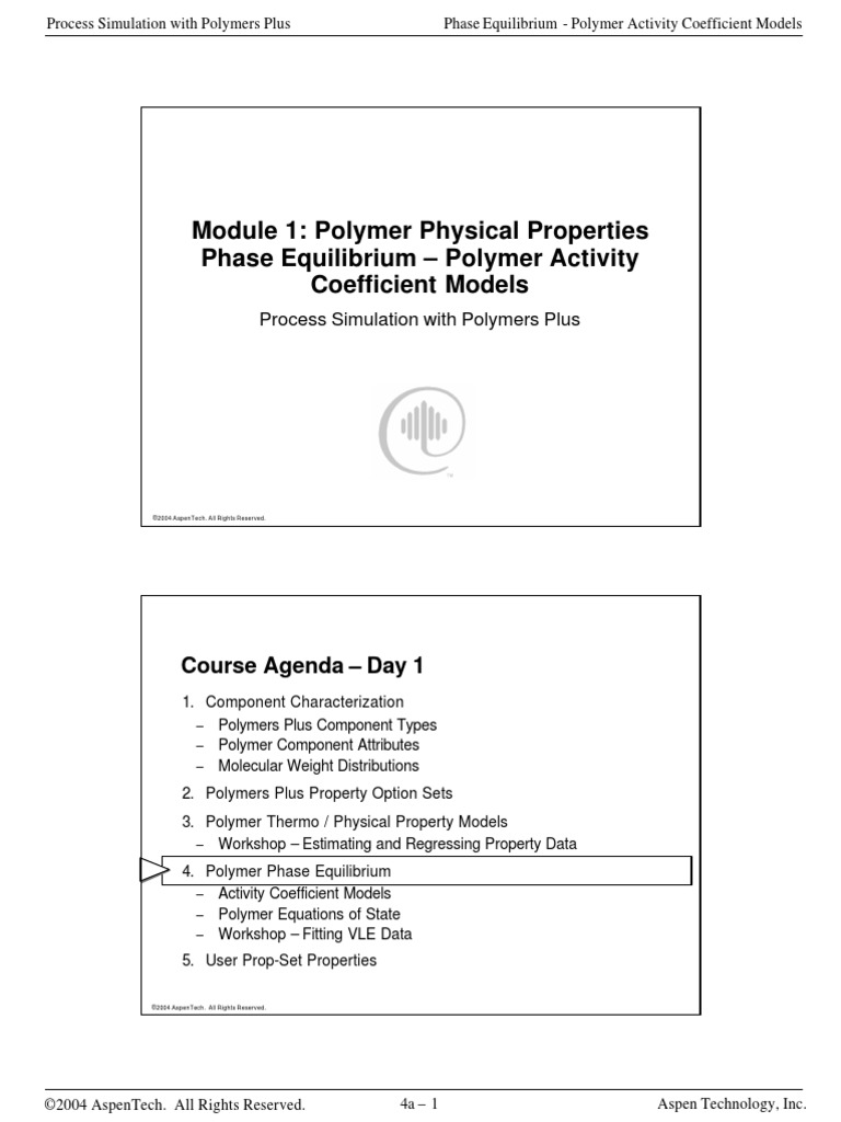 04a Phase Equilibrium Gamma | PDF | Chemical Product Engineering ...