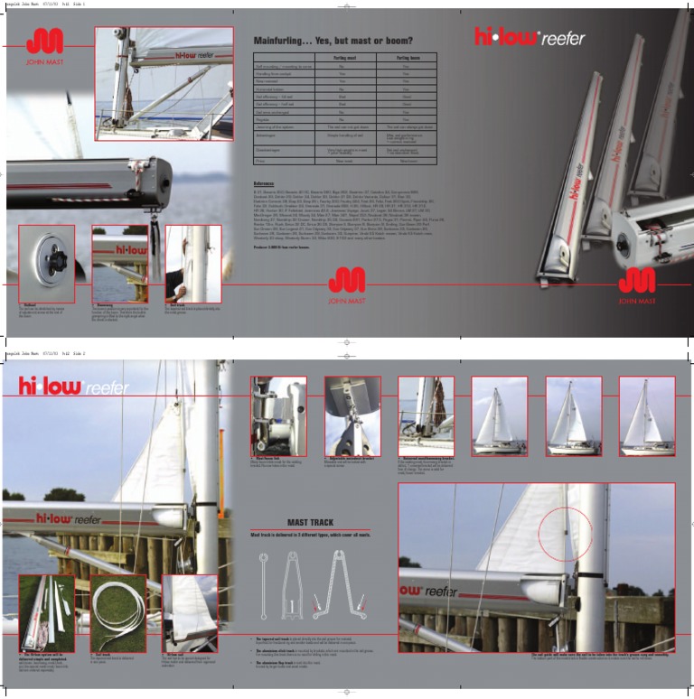 Hi Low Reefer Spec Sheet PDF | PDF | Mast (Sailing) | Sailing Ships