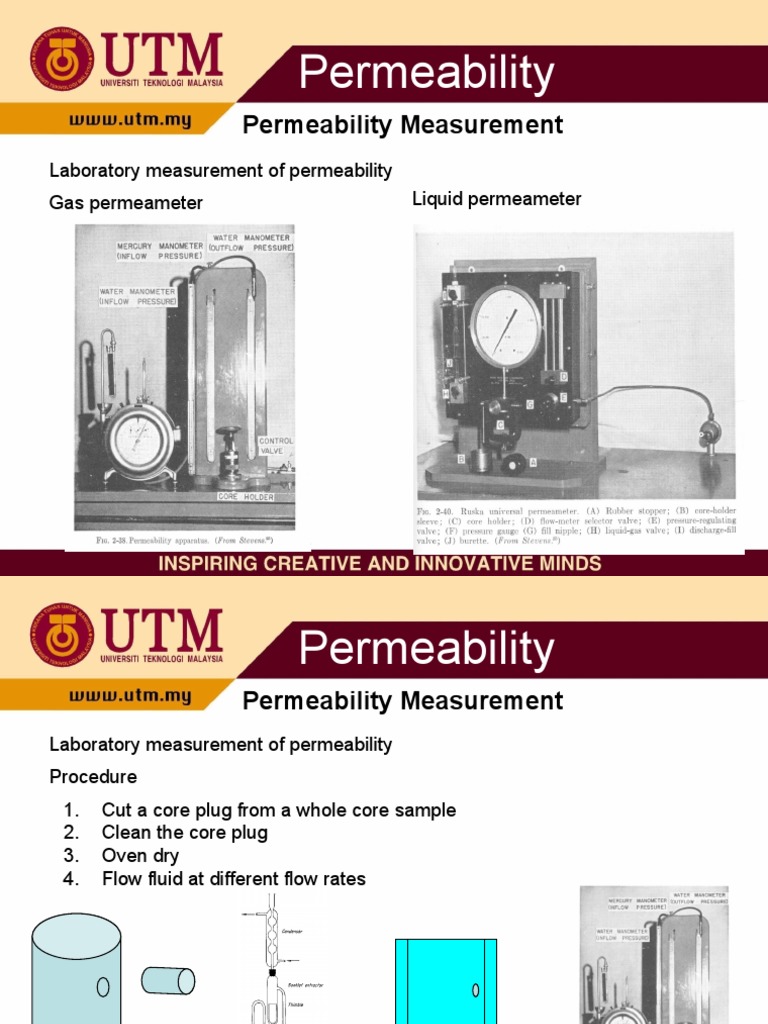 Chapter 3 Permeability Part 3 Pdf Permeability Earth Sciences