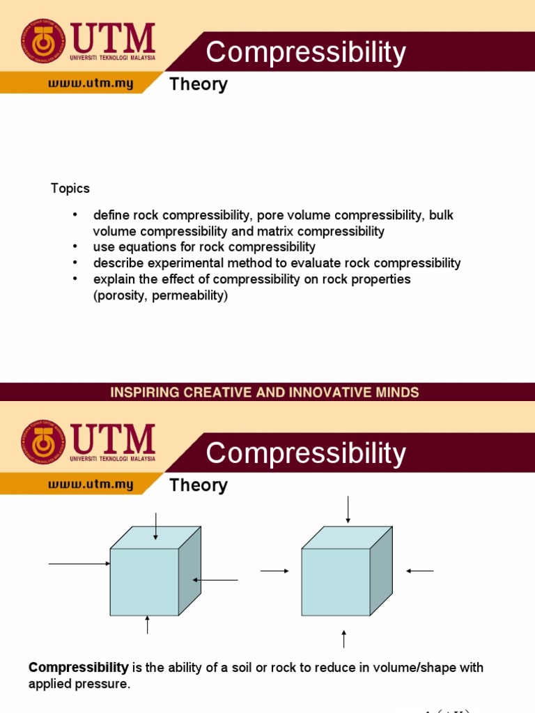 Chapter 4 Rock Compressibility | PDF | Porosity | Chemical Engineering