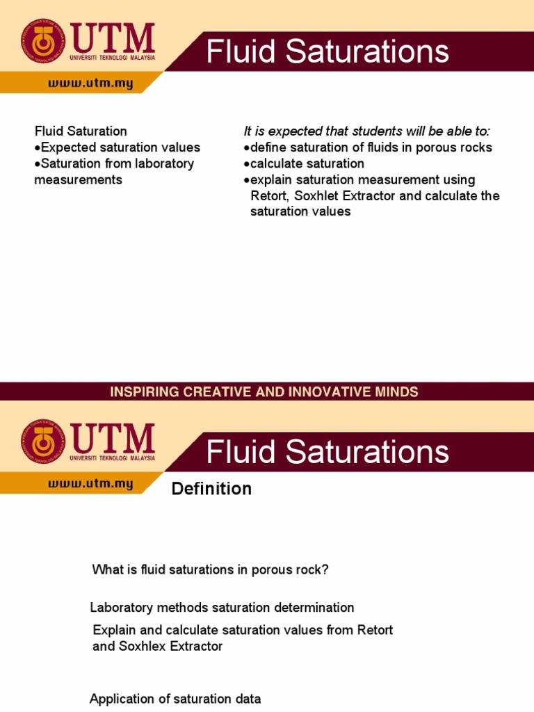 Chapter 5 Fluid Saturation | Download Free PDF | Porosity | Petroleum ...