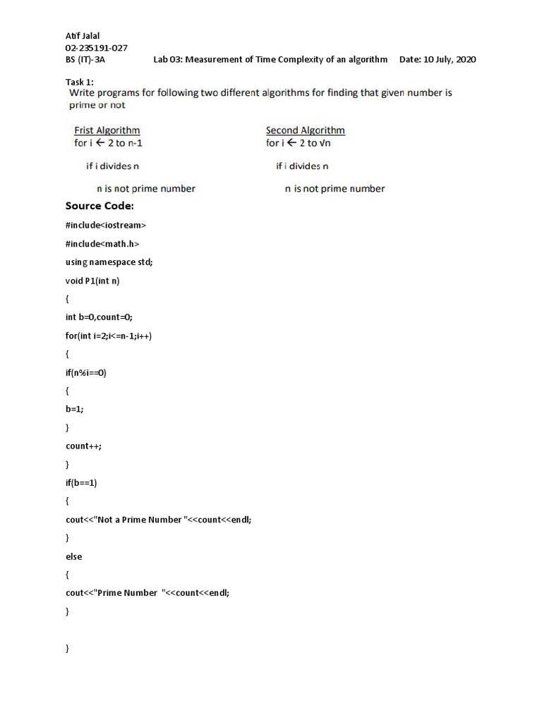 DSA Lab 03 | PDF | Computers | Teaching Methods & Materials