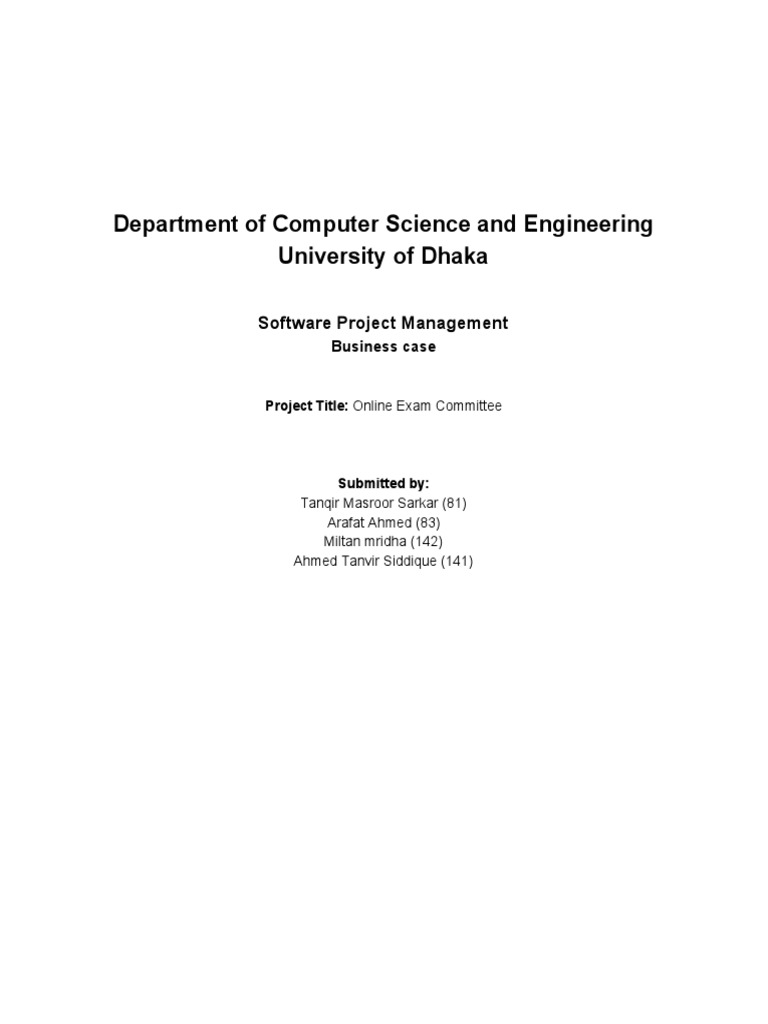 Department of Computer Science and Engineering University of Dhaka ...