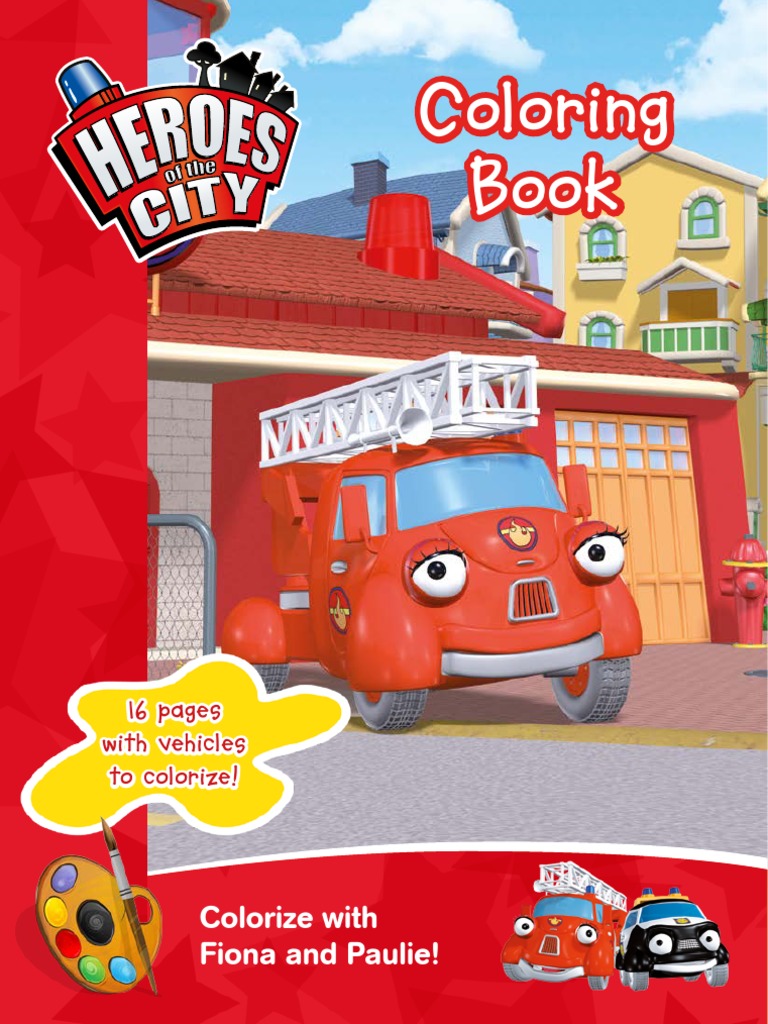 Coloring Book: Colorize with Fiona and Paulie!