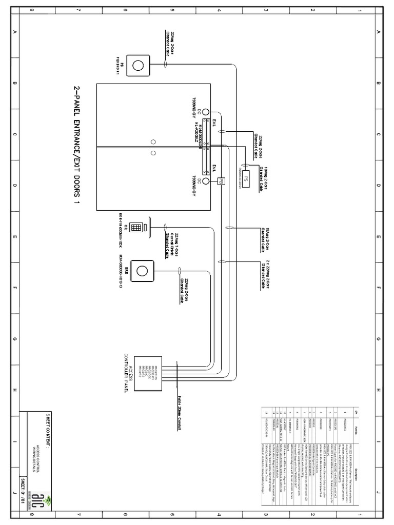 Access Control Wiring Diagram Guide | PDF | Electrical Equipment | Rope