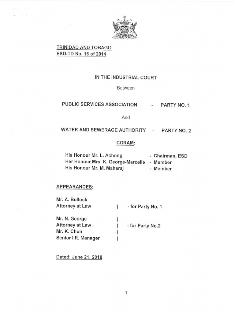 PSA Jeffrey James and WASA Judgement | PDF