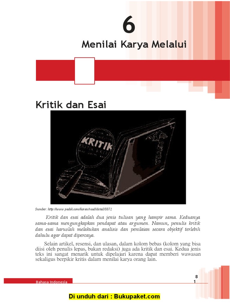 Menilai Karya: Kritik dan Esai | PDF | Filsafat | Klasik