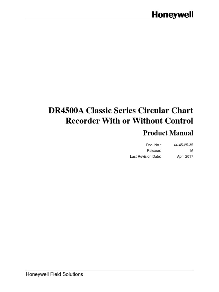 Honeywell DR4500 Classic Manual PDF | PDF | Parameter (Computer Programming) | Troubleshooting