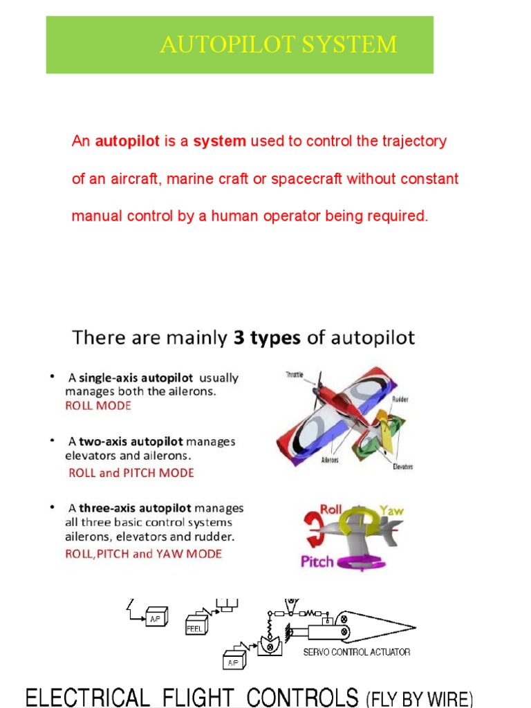 Autopilot System | PDF | Equipment | Electrical Engineering