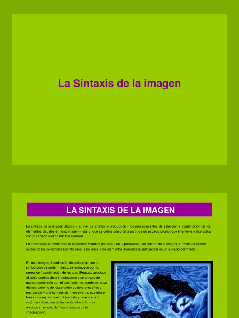 La Matriz Sintactica de La Imagen | PDF | Color | Sintaxis