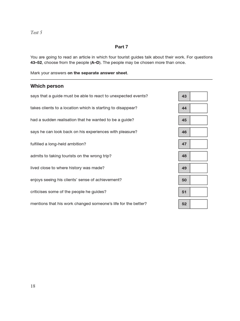 FCE Reading Part 7 | PDF | Mount Everest | Mountains