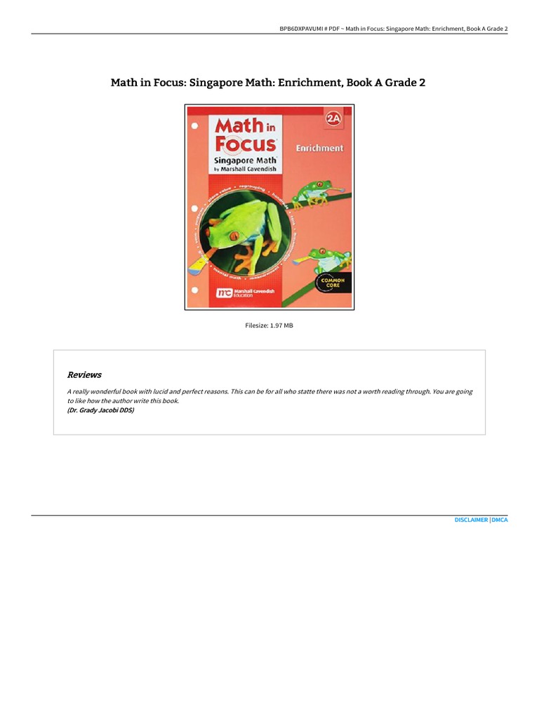 Math in Focus: Singapore Math: Enrichment, Book A Grade 2 Math in Focus ...