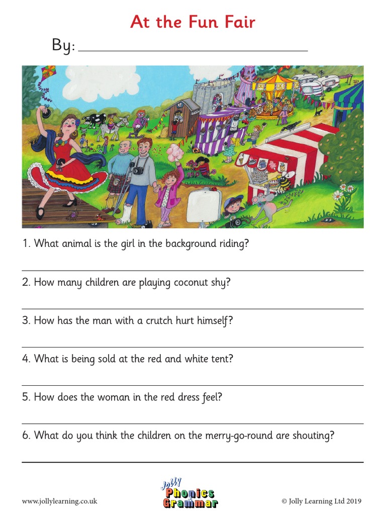Reading Comprehension Worksheet - at The Fun Fair PDF | PDF | Social ...