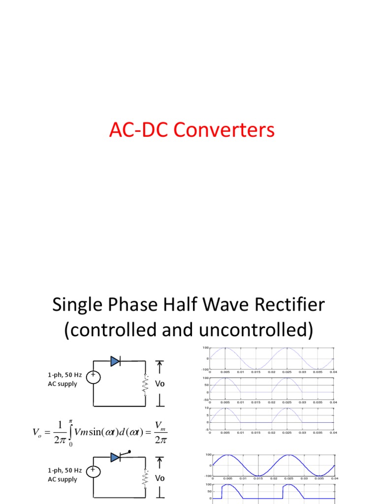 Single & Three Phase Rectifiers Guide | PDF | Rectifier | Electromagnetism