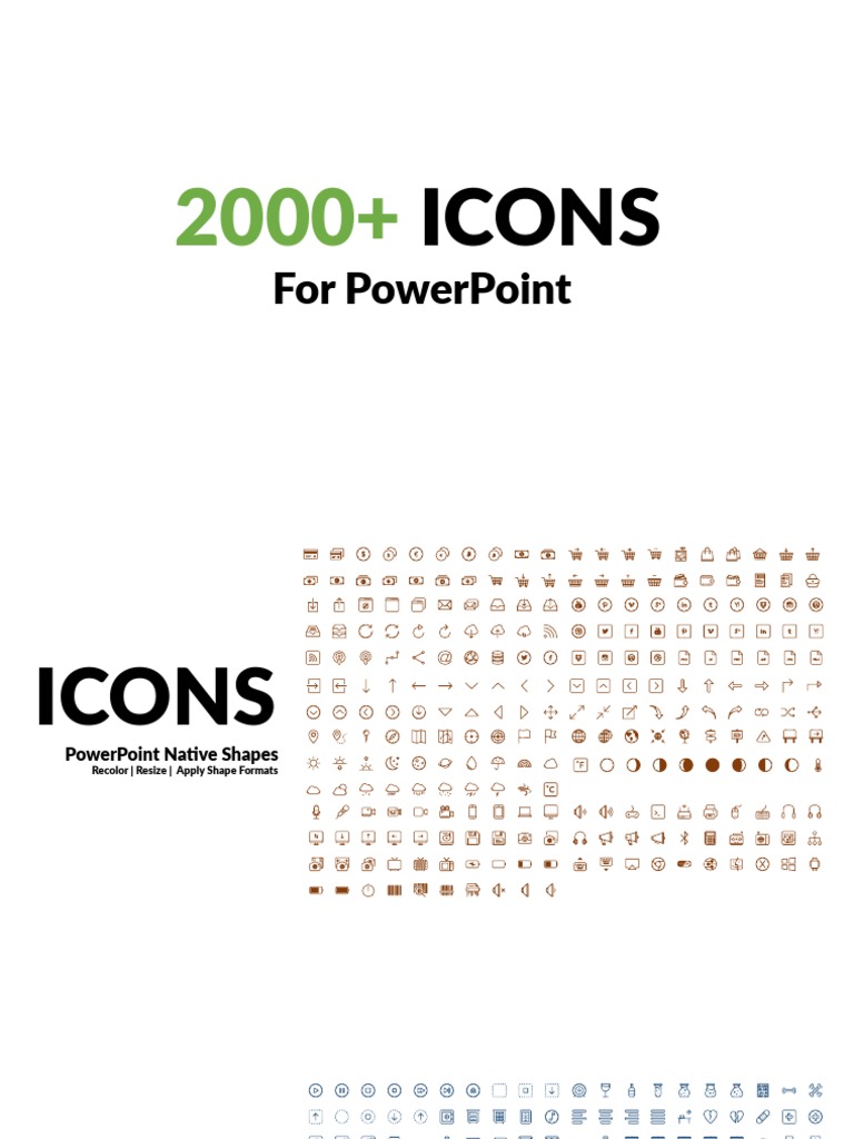 PowerPoint Icons for Designers | PDF