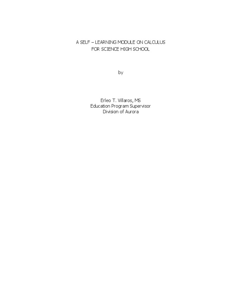 Module Limits And Continuity Pdf Function Mathematics Limit Mathematics