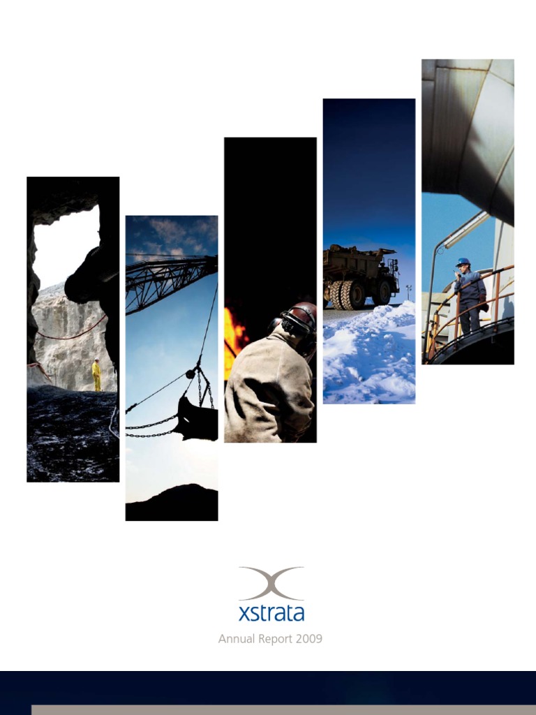 Xstrata Annual Report 2009 | PDF | Mining | Financial Statement