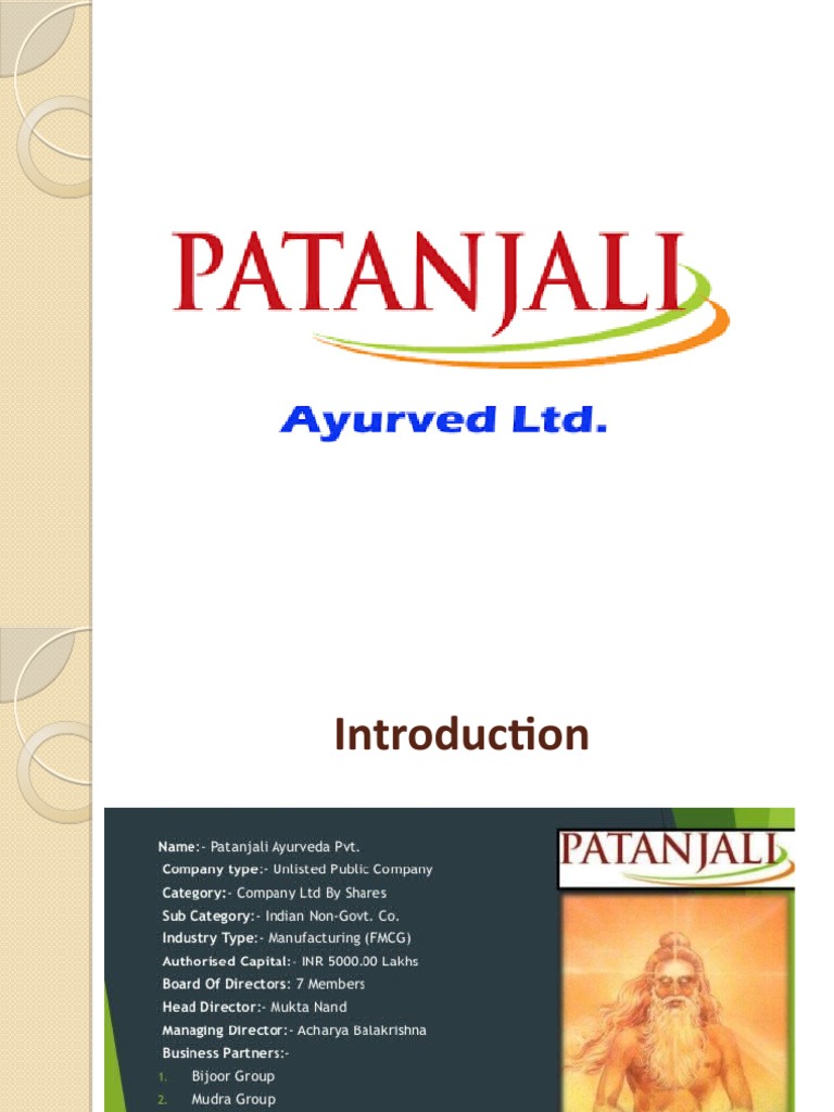 Patanjali | PDF | Business | Marketing