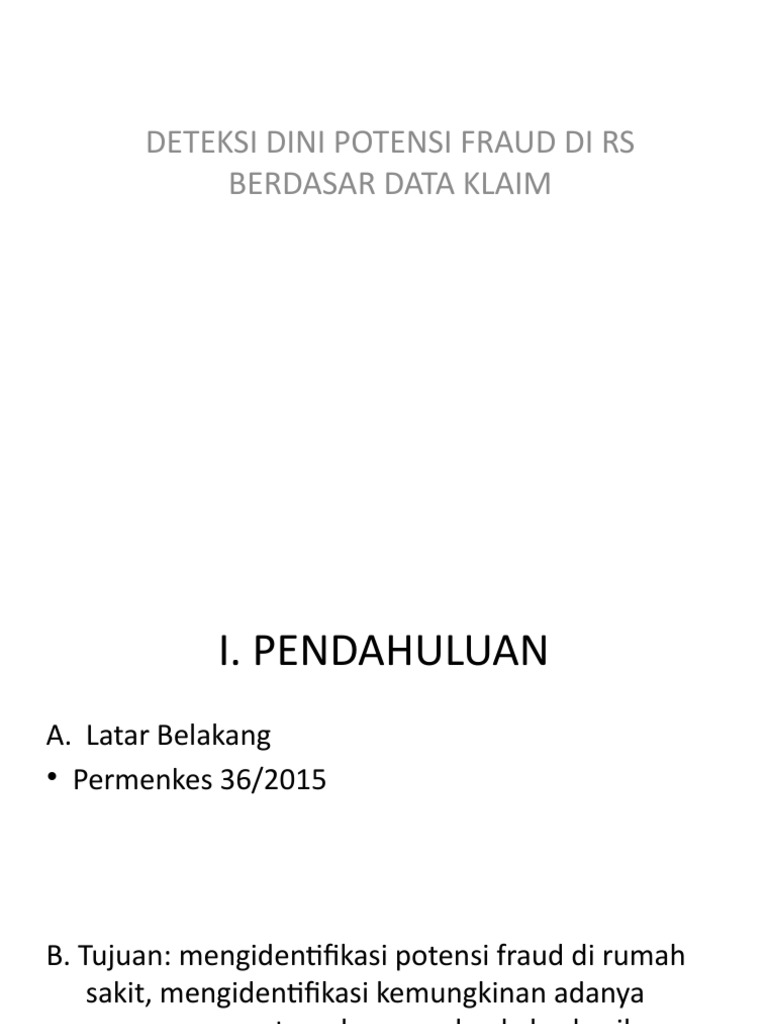 Contoh Hasil Deteksi Potensi Fraud | PDF | Ilmu Sosial