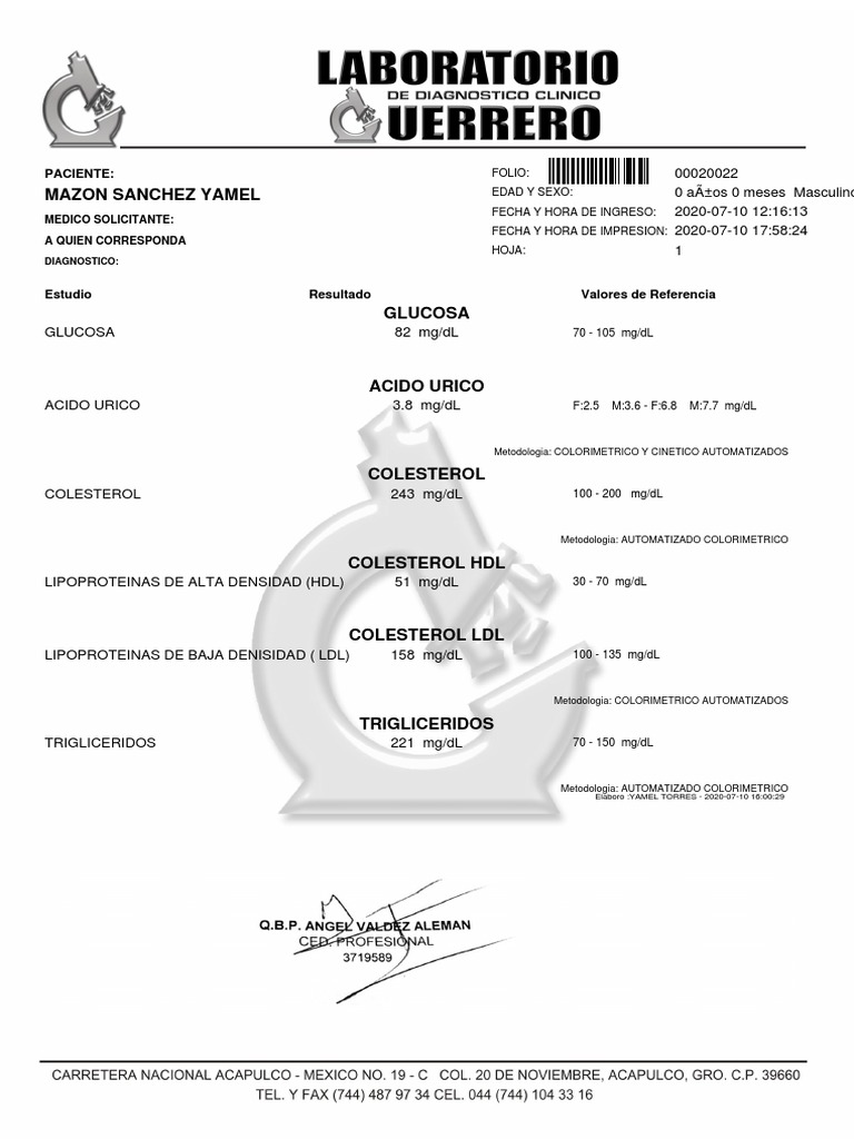 Mazon Sanchez Yamel: Paciente | PDF | Relaciones personales, crianza y ...