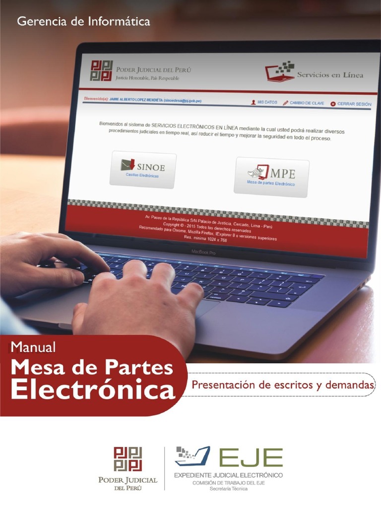 Manual de Usuario del Sistema MPE | PDF | Usuario (informática ...