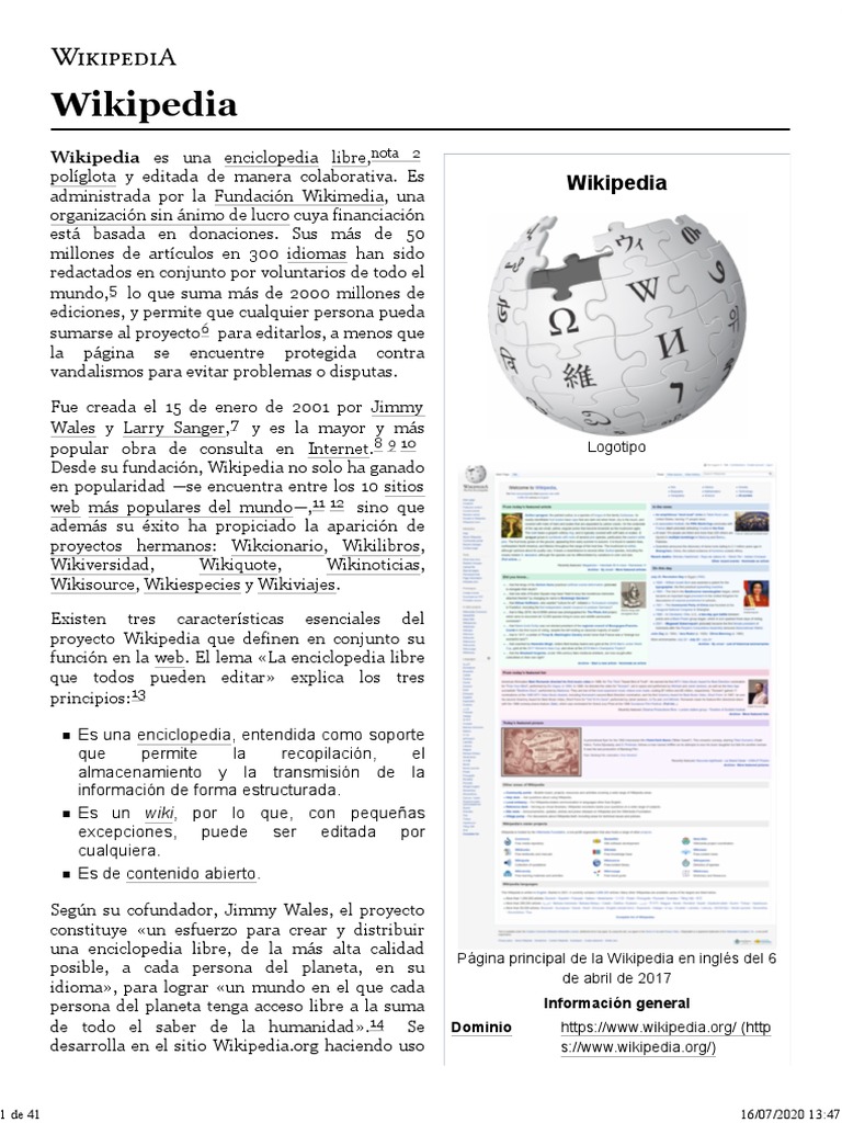 Wikipedia | PDF | Wikipedia | Wiki