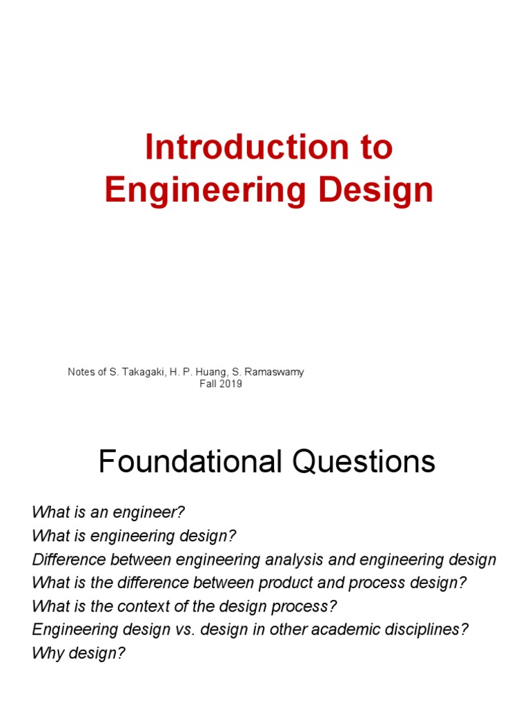 Engineering Design Fundamentals | PDF | Engineering Design Process ...