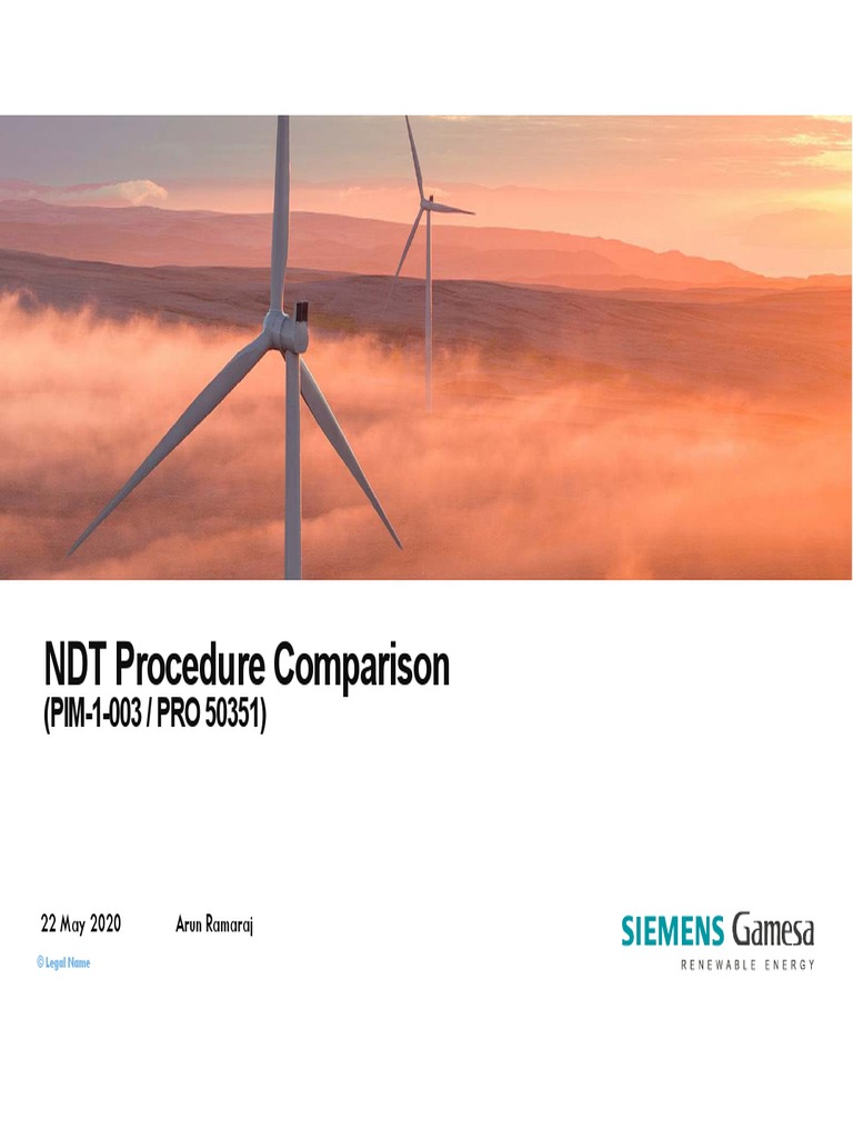NDT Procedure Comparison PDF | PDF | Nondestructive Testing ...