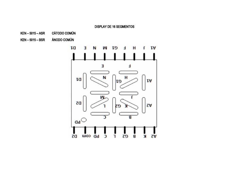 Display de 16 Segmentos | PDF
